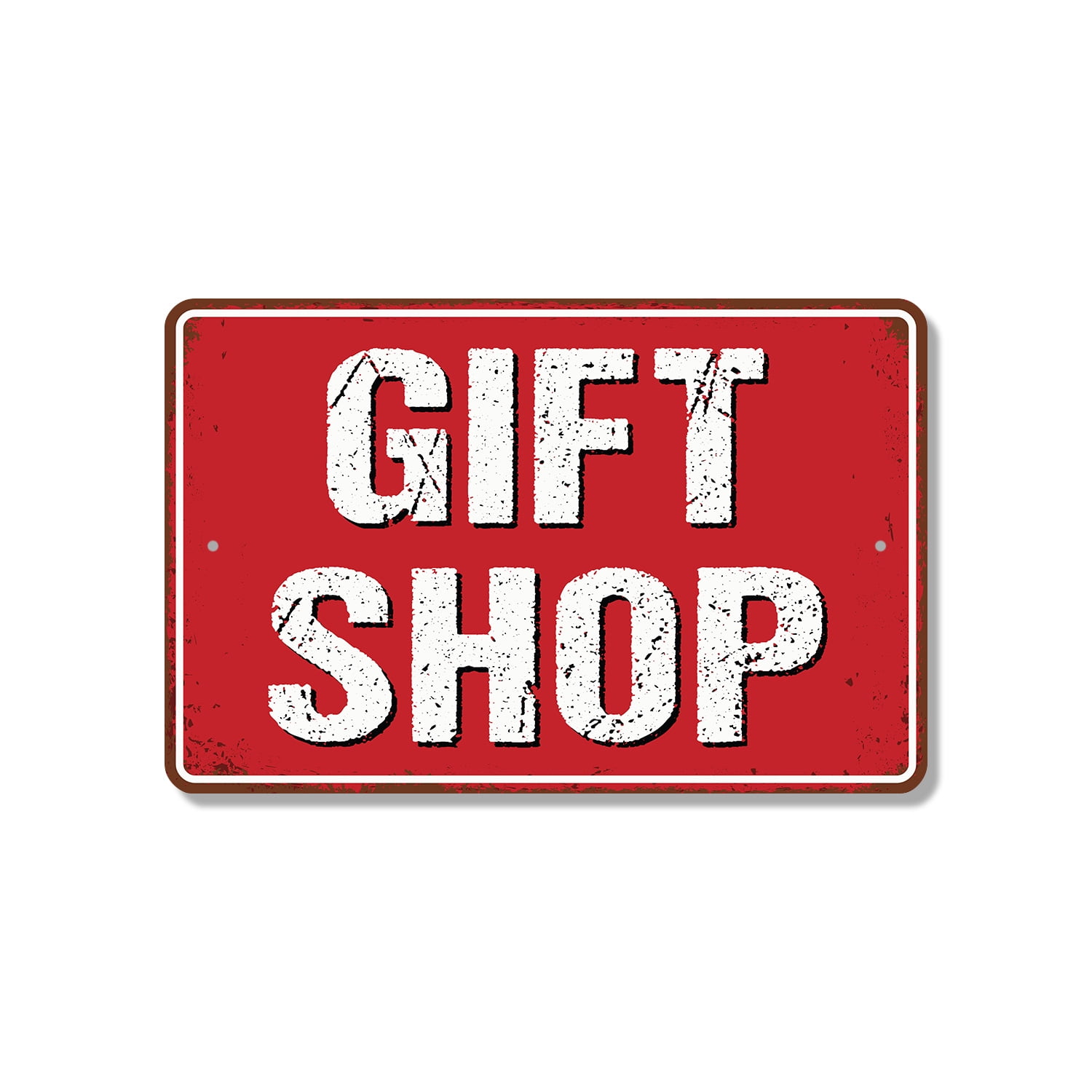 Gift Shop Street 13 Inch x 20 Inch Novelty Plastic Sign Souvenirs ...