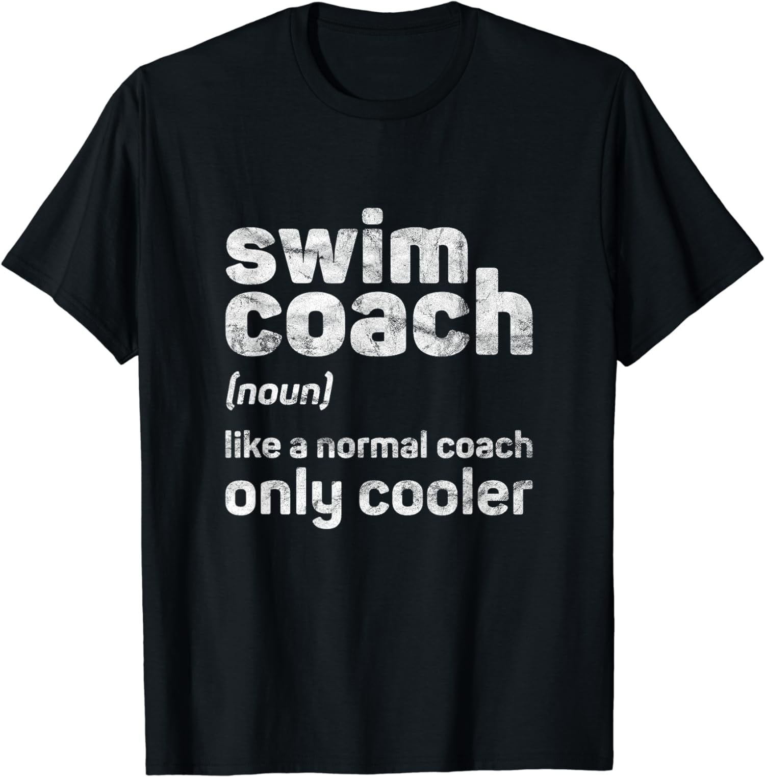 Gift Swim Coaches Funny Appreciation Swim Teacher Definition T-Shirt ...