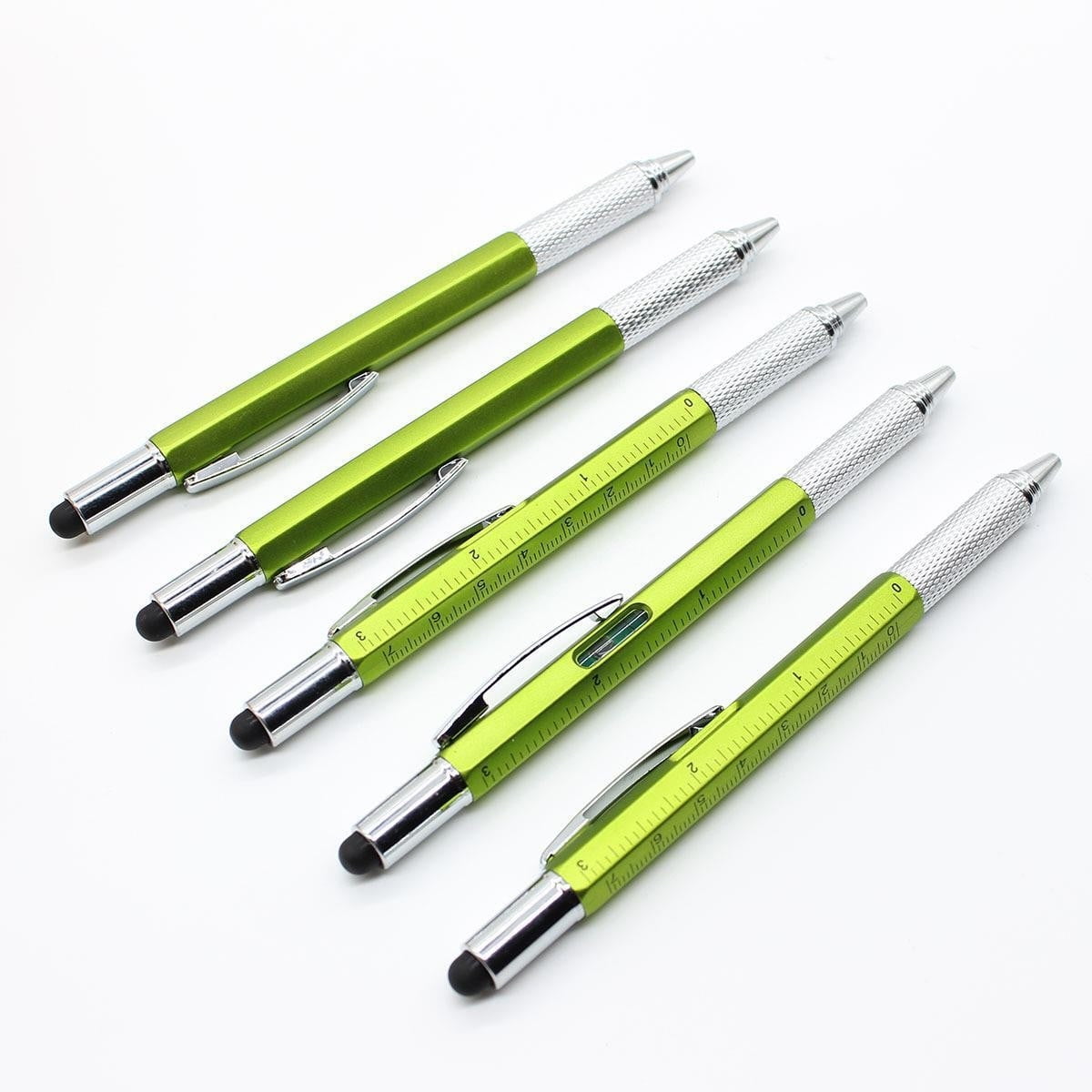 Gift Tool Pen,6 in 1 Multitool Pen with Ballpoint Pen, Ruler, Level ...
