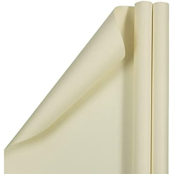 Gift Wrap - Matte Wrapping Paper - 50 Sq Ft Total (30 in x 10 Ft Each ...