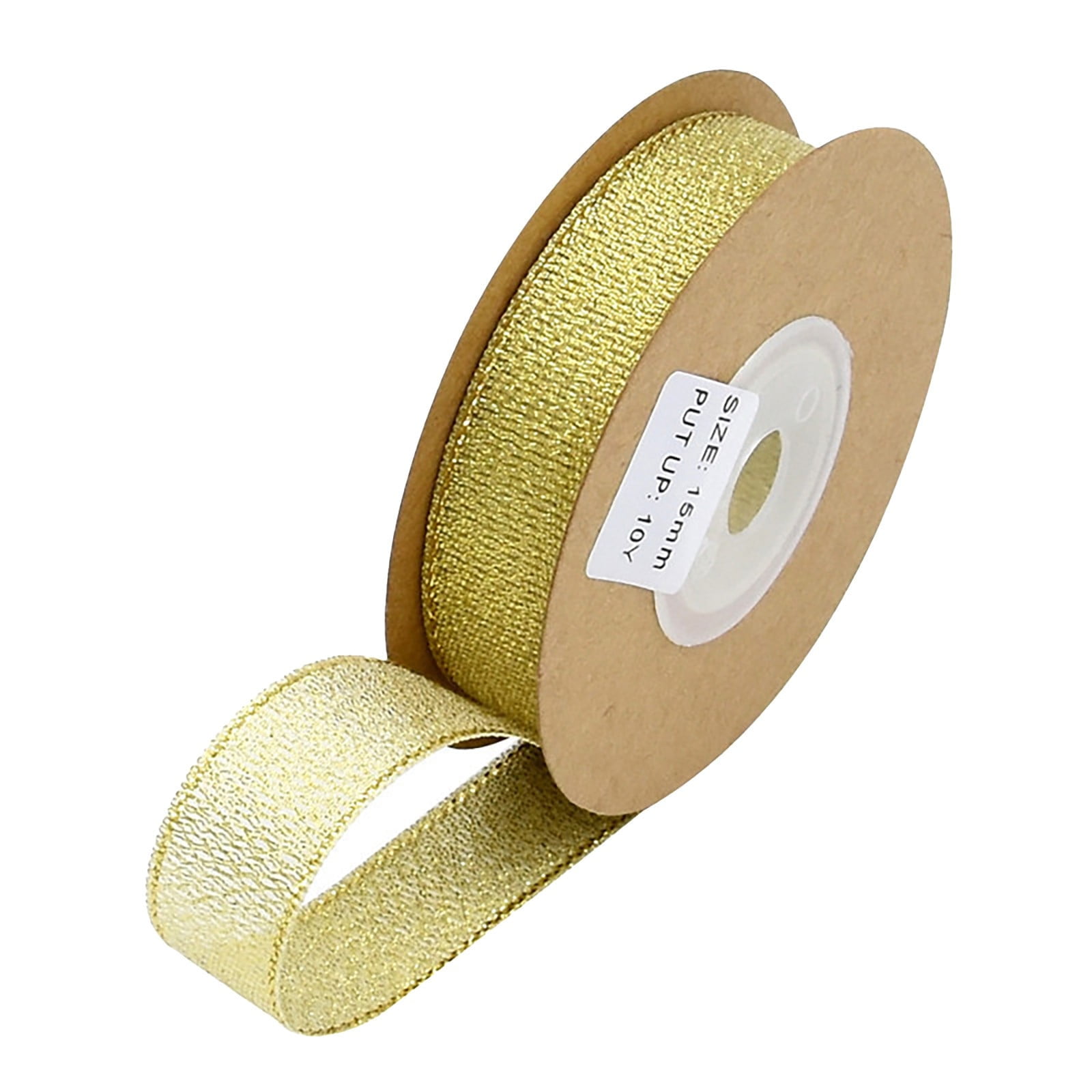 Gift Wrap Paper ,Diy Decorative Gift Packaging Ribbon Gold-15Mm-10 ...
