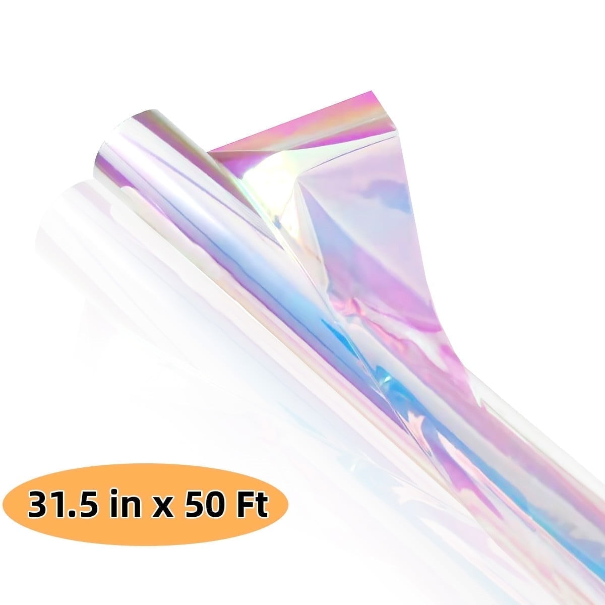 Extra Wide Iridescent Cellophane Wrap 31.5 in x 50 Ft - Gifts, Crafts ...