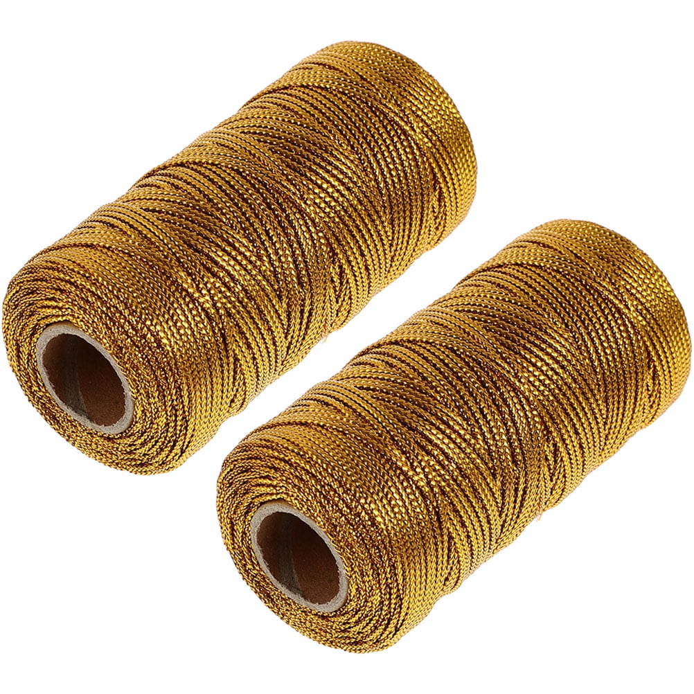 Gift Wrapping Line Metallic Thread Macrame Cord The Food Decor Twine ...