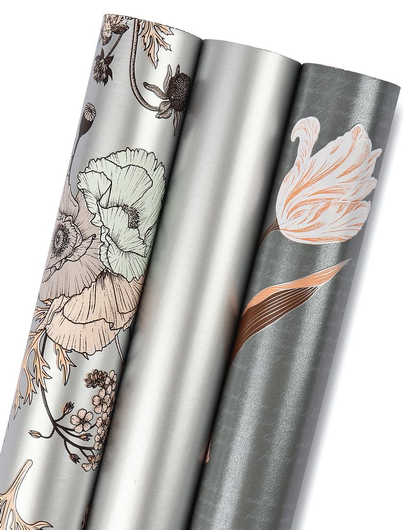 Glossy Craft Wrapping Paper Roll - 17.3 X 120 inch - Thick, Solid & Eco ...