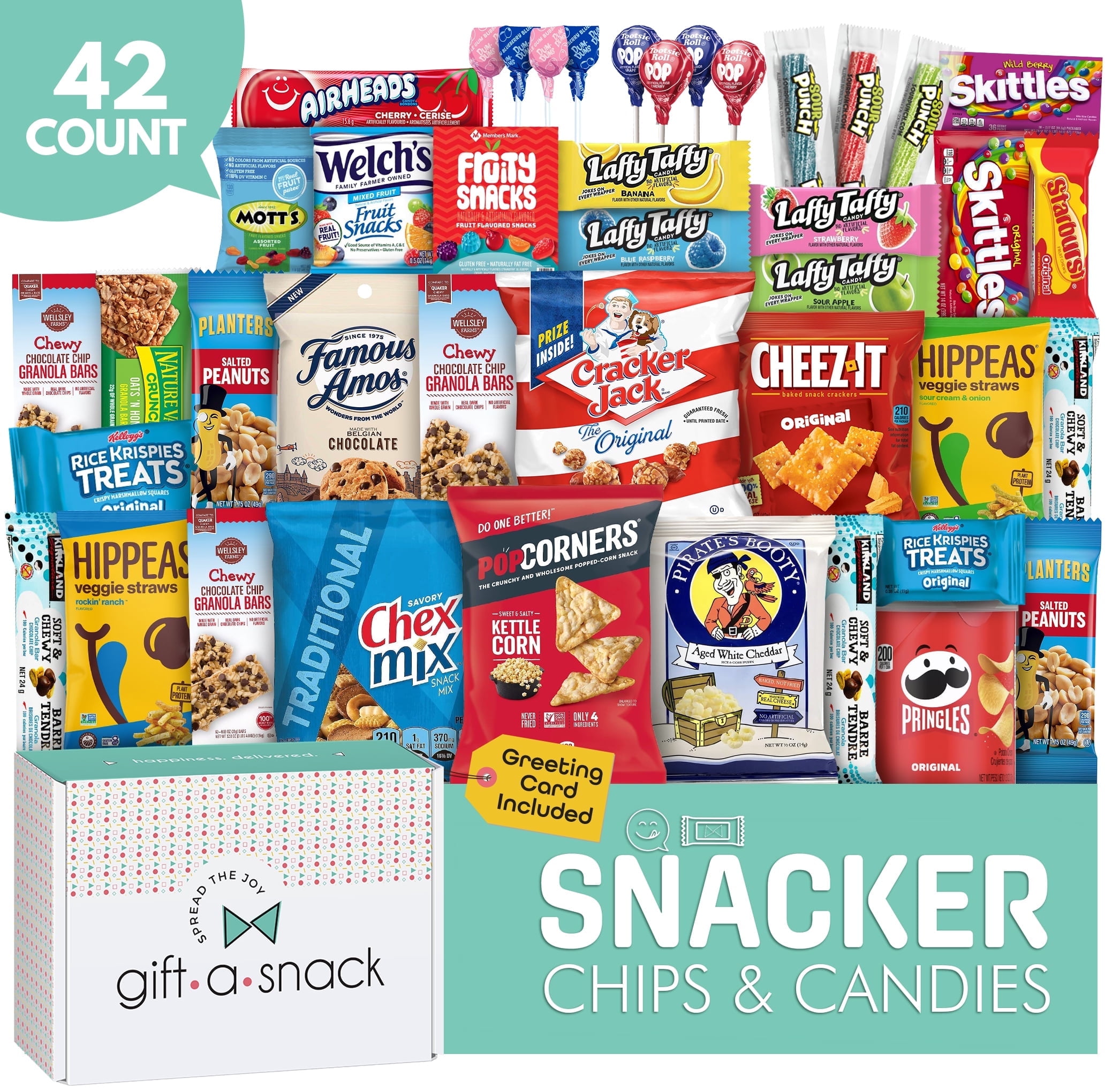 Gift a Snack Chip Variety Snack Box - Snack Pack Variety Box, 42 Count ...