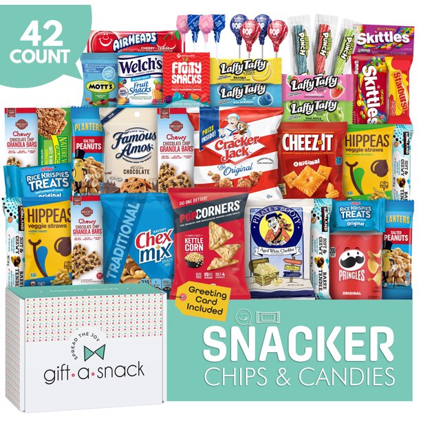 Gift a Snack Chip Variety Snack Box - Snack Pack Variety Box, 42 Count ...