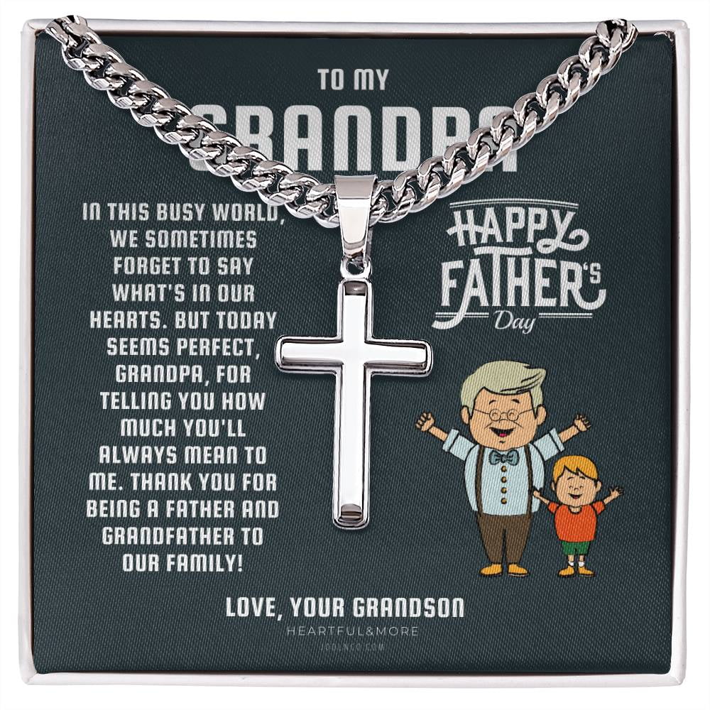 Gift for Grandpa on Father’s Day, Grandson to Grandfather Gift, Grandpa ...