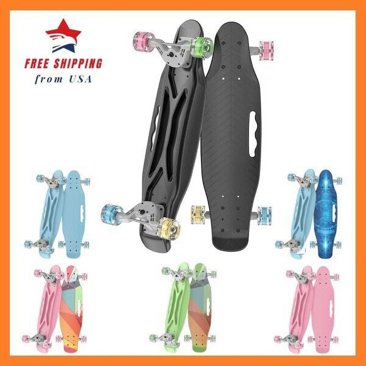 Gift for Kids! 23" Inch Complete Mini Cruiser Skateboard with Colorful ...