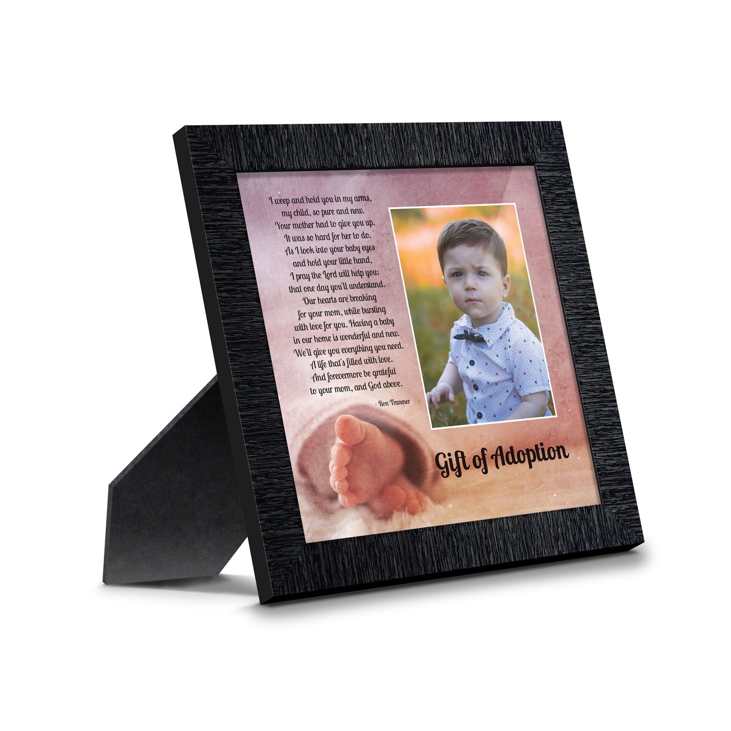 Gift of Adoption, Gift for the Adoptive Parents, Baby Keepsake Frame ...