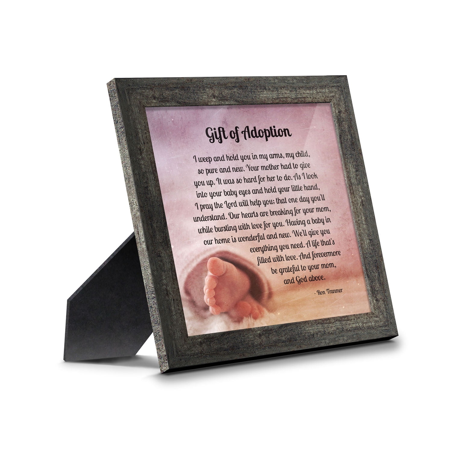 Gift of Adoption, Gift for the Adoptive Parents, Baby Keepsake Frame ...