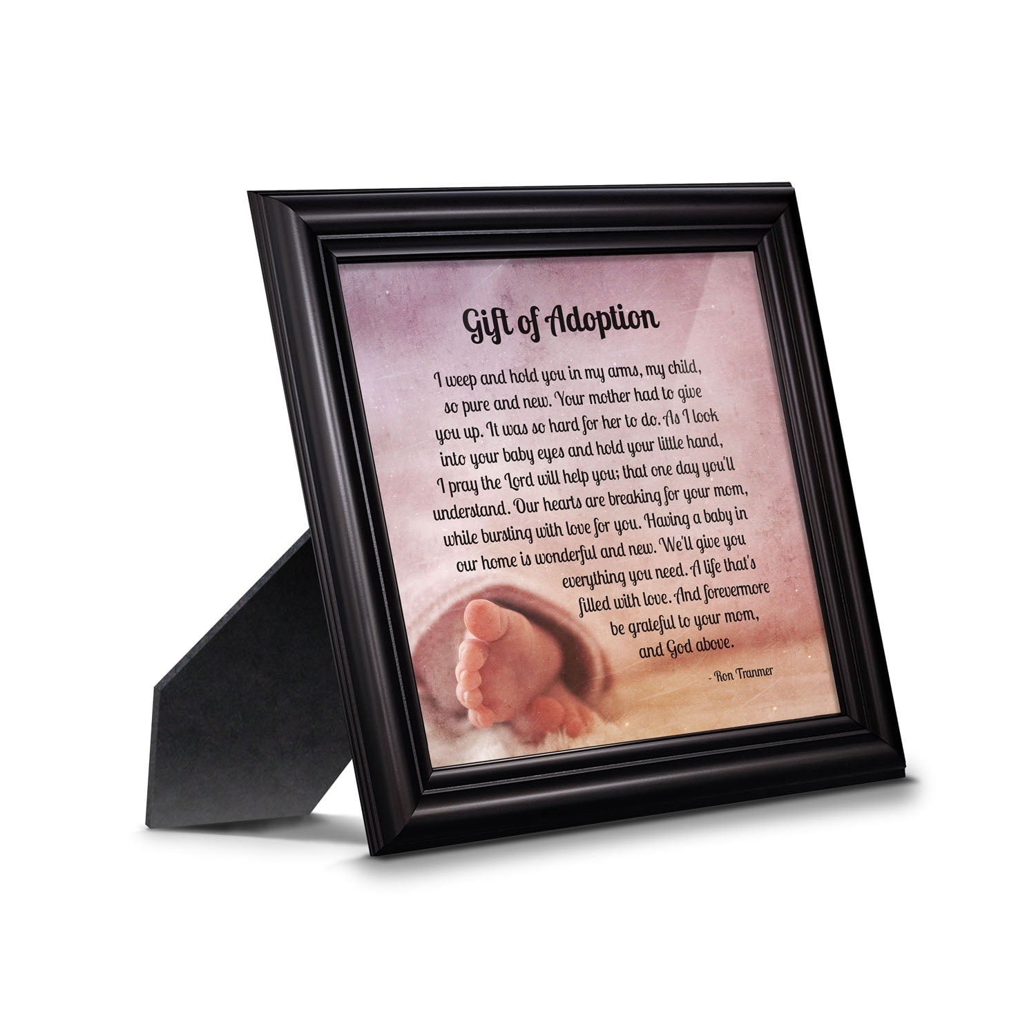 Gift of Adoption, Gift for the Adoptive Parents, Baby Keepsake Frame ...