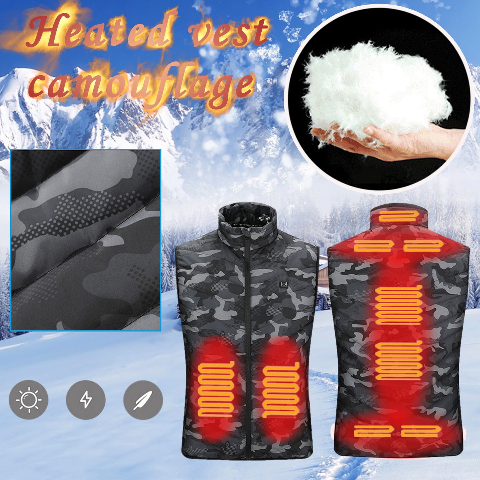 Gift savings tumgatte Fever Camouflage Vest,USB Charging,Smart Clothes ...