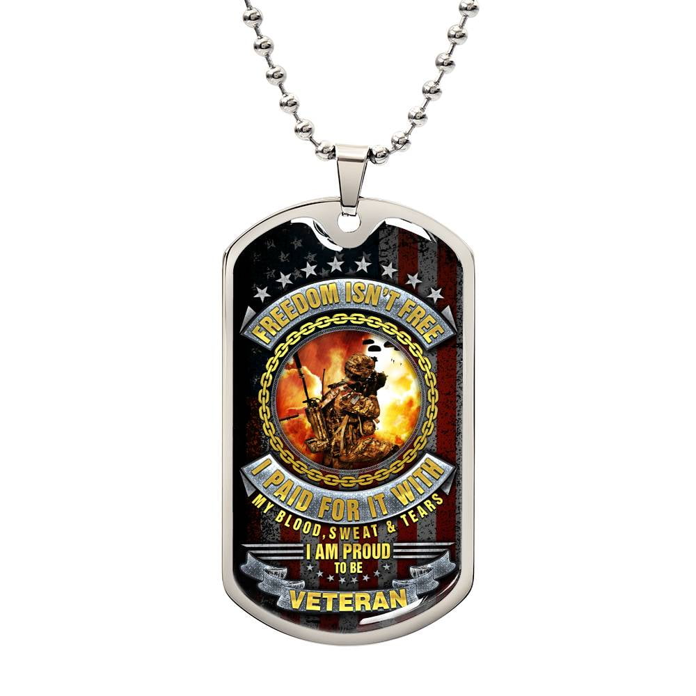 Gift for veteran, Military Gift, Veterans Day, veteran dog tag, US Army ...