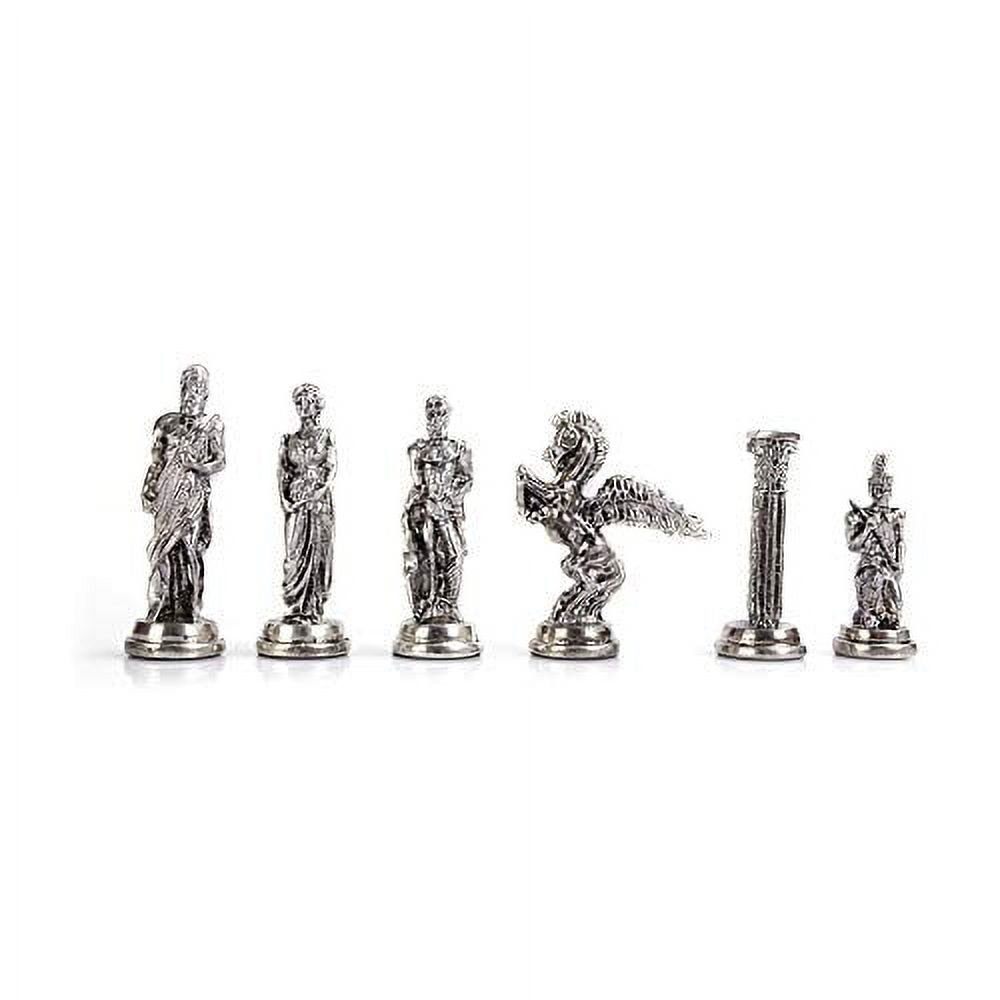 GiftHome Medium Mythologic Pegasus Metal Chess Set for Adults,Handmade ...