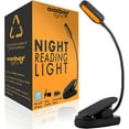 Giftable Amber Book Light - Blue Blocking Night Reading Booklight Store ...