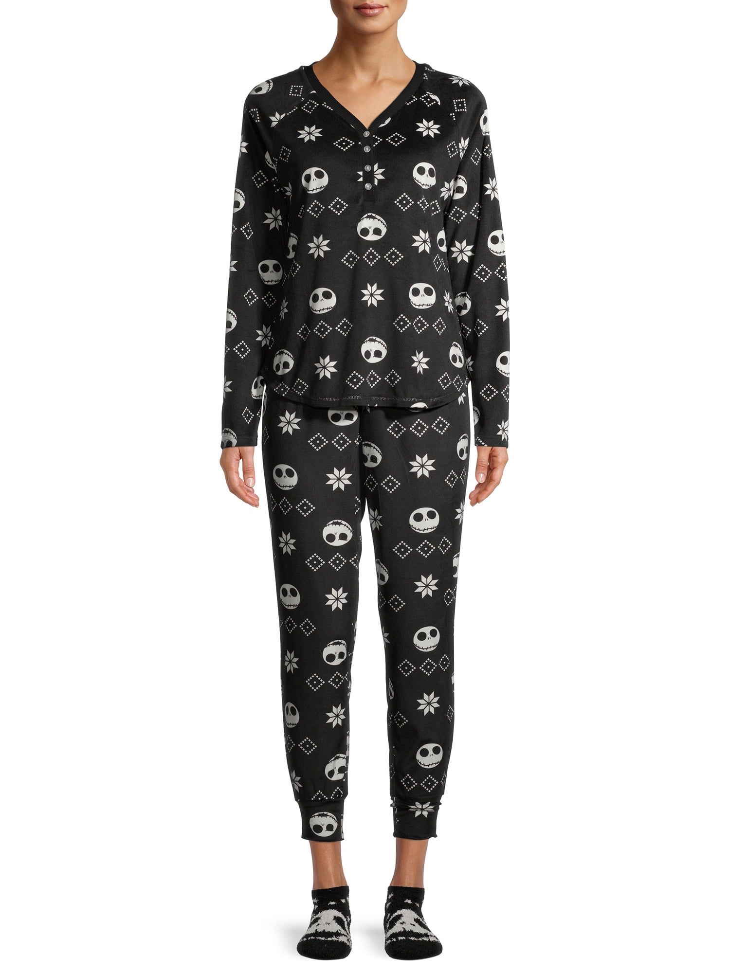 Disney's Nightmare Before Christmas Women's Pajama Set with Matching ...