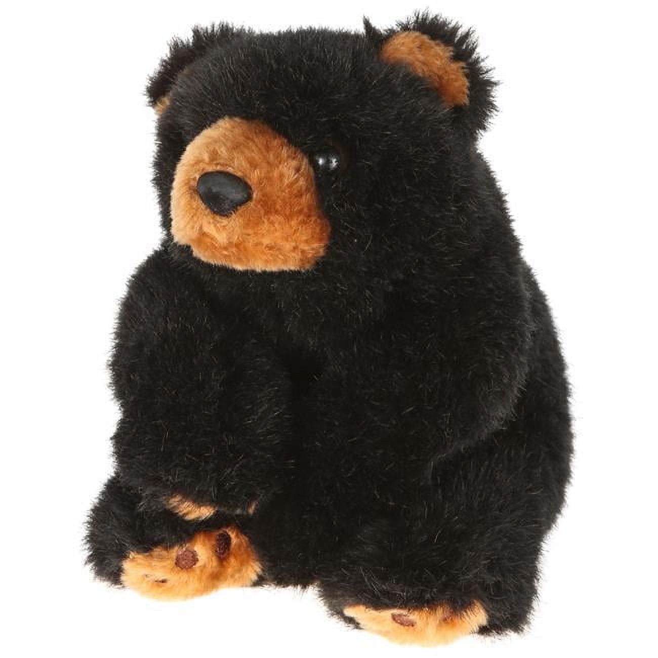 Giftable World B01022 8 in. Plush Bean Bear - Black - Walmart.com