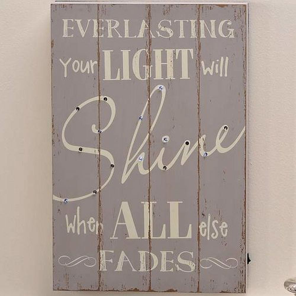 Giftcraft Shine LED Lighted Wall Decor - Walmart.com
