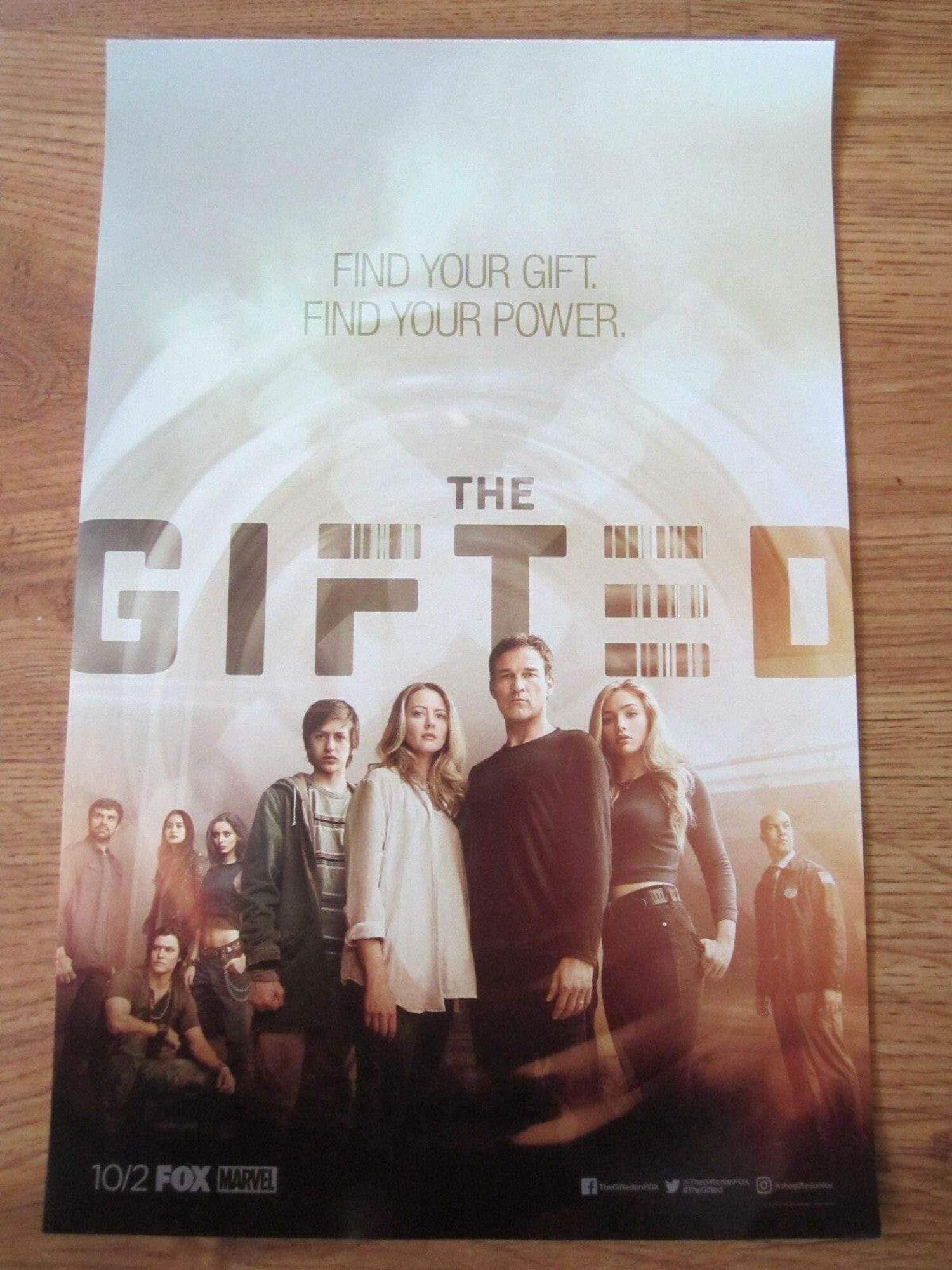 Gifted 2017 SDCC Fox 11x17 poster Stephen Moyer Amy Acker - Walmart.com