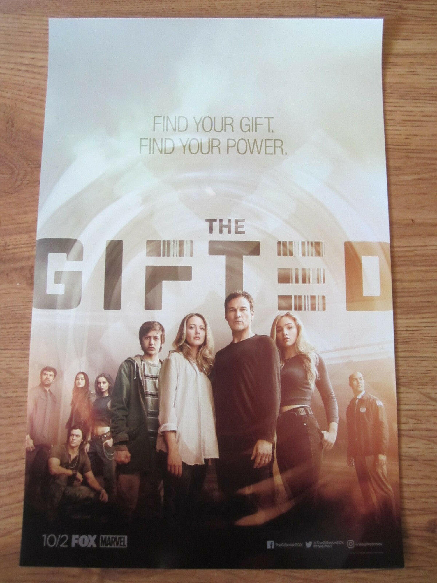 Gifted 2017 Comic-Con Fox 11x17 mini poster (Stephen Moyer Amy Acker ...
