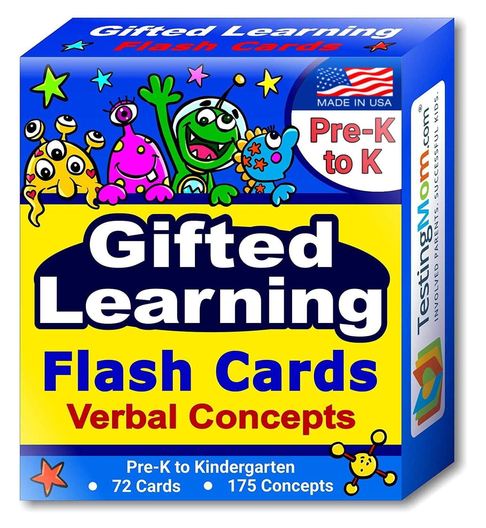 Gifted Learning Flash Cards – Verbal Concepts for Pre-K – Kindergarten ...