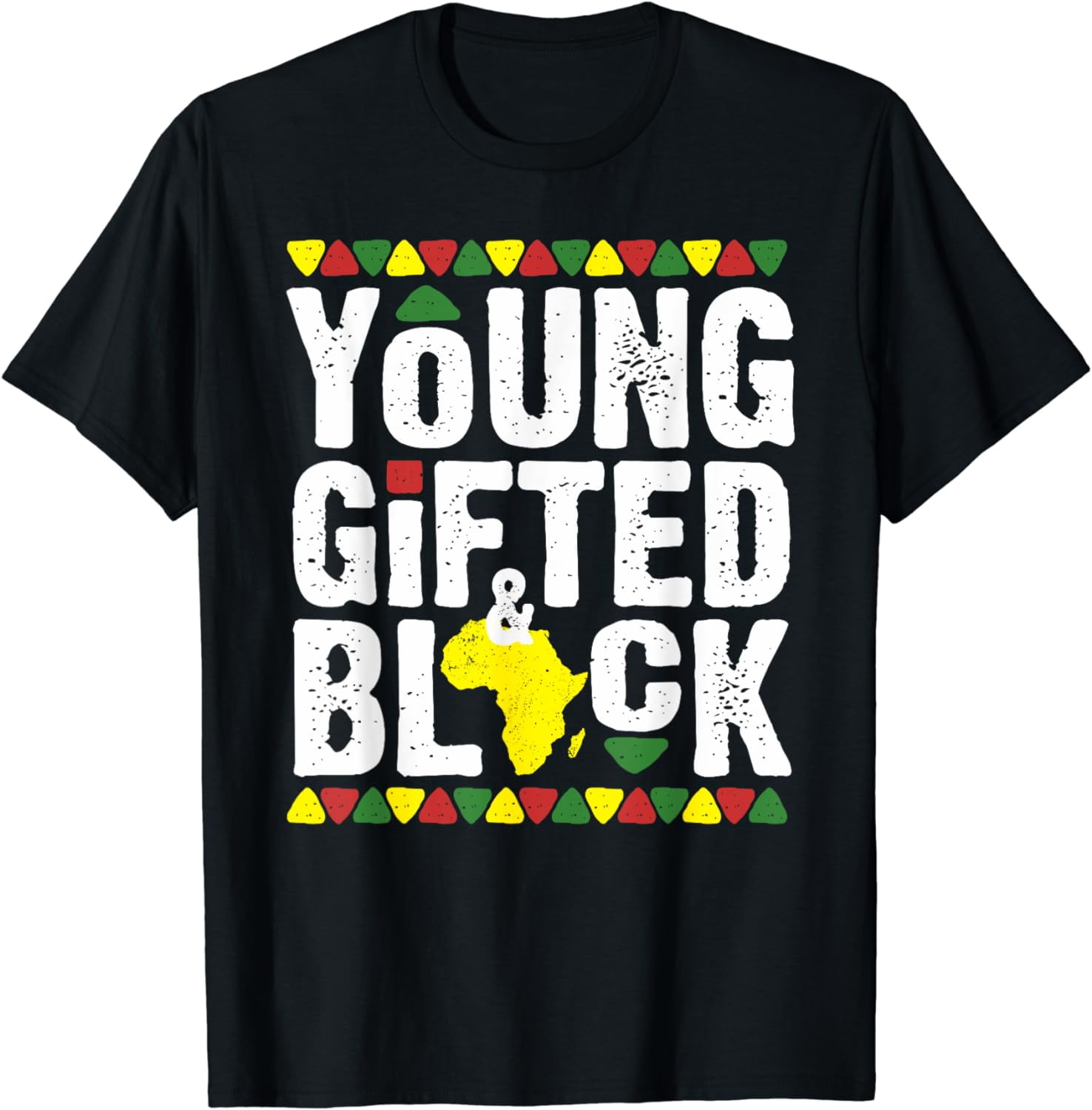 Gifted Young Black Dashiki African Pride History Month Magic T-Shirt ...
