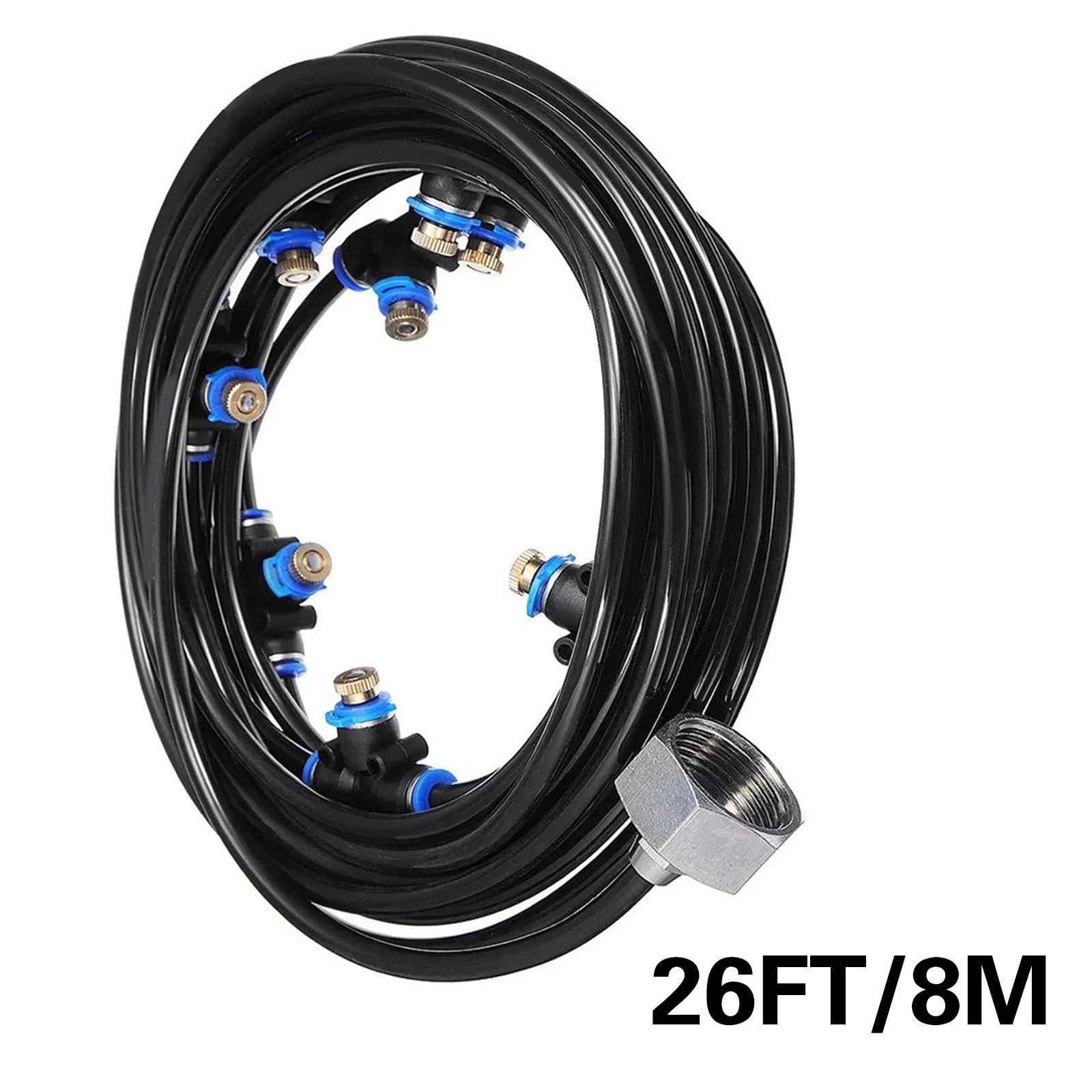 Giftesty 26FT Outdoor Mist Coolant System Water Sprinkler Garden Patio ...