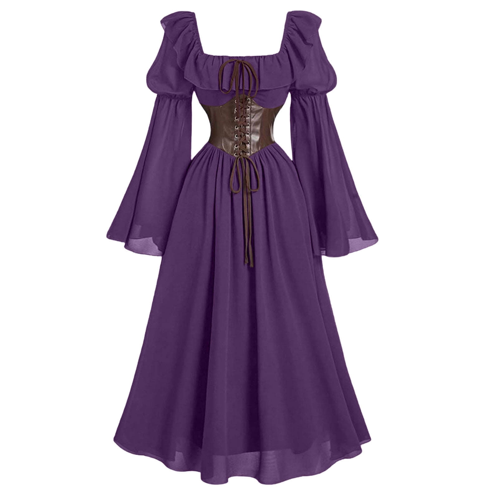 Giftesty Women's Gothic Vintage Court Style Long Sleeve Off-the ...