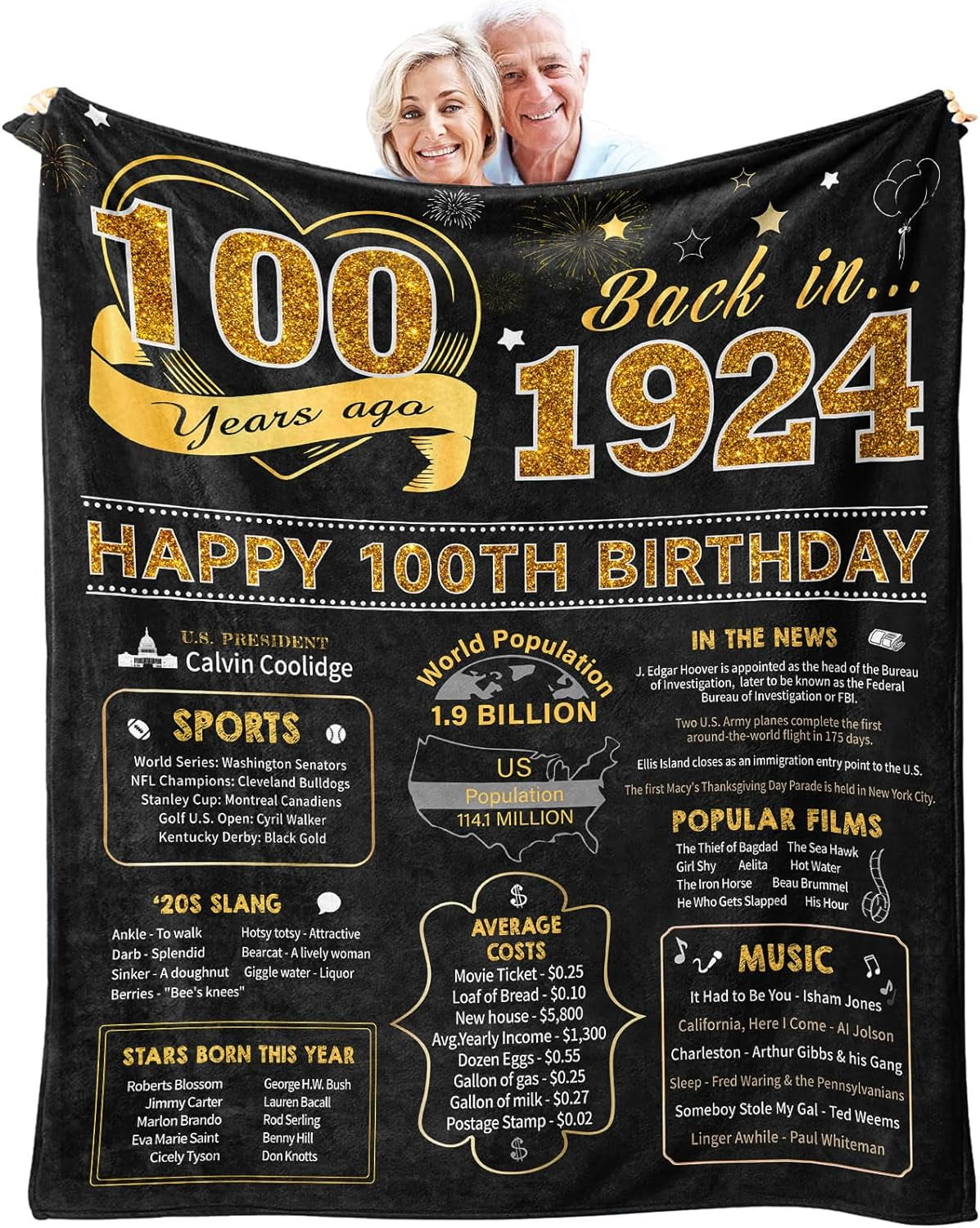 Gifts for 100 Year Old Woman - 100th Birthday Decorations - Gifts for ...
