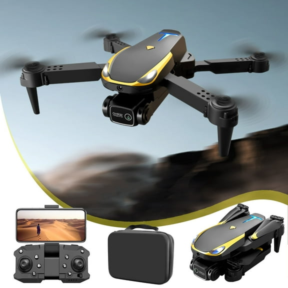 Black Drone 1080P Hd Fpv Camera Remote Control Toys Boys Girls Altitude ...