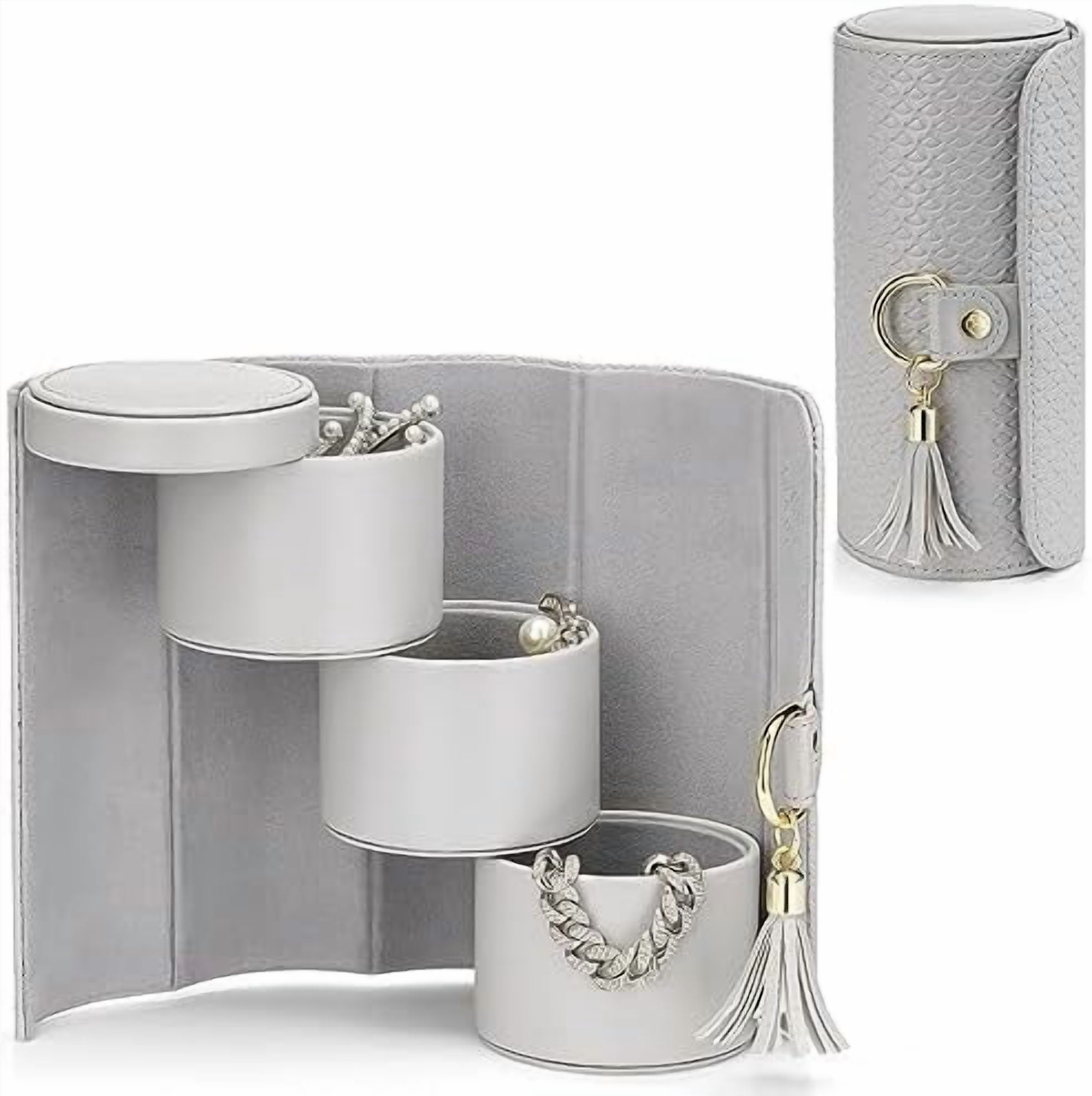 Gifts 2026 for Women, Girl - Travel Jewelry Oragnizer, 3-Layer Jewelry ...