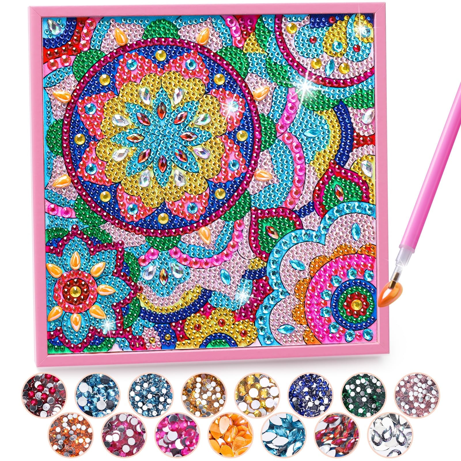 Dream Fun 5D Diamond Painting DIY Kit, Crafts for Kids 6-10, Art Canvas ...