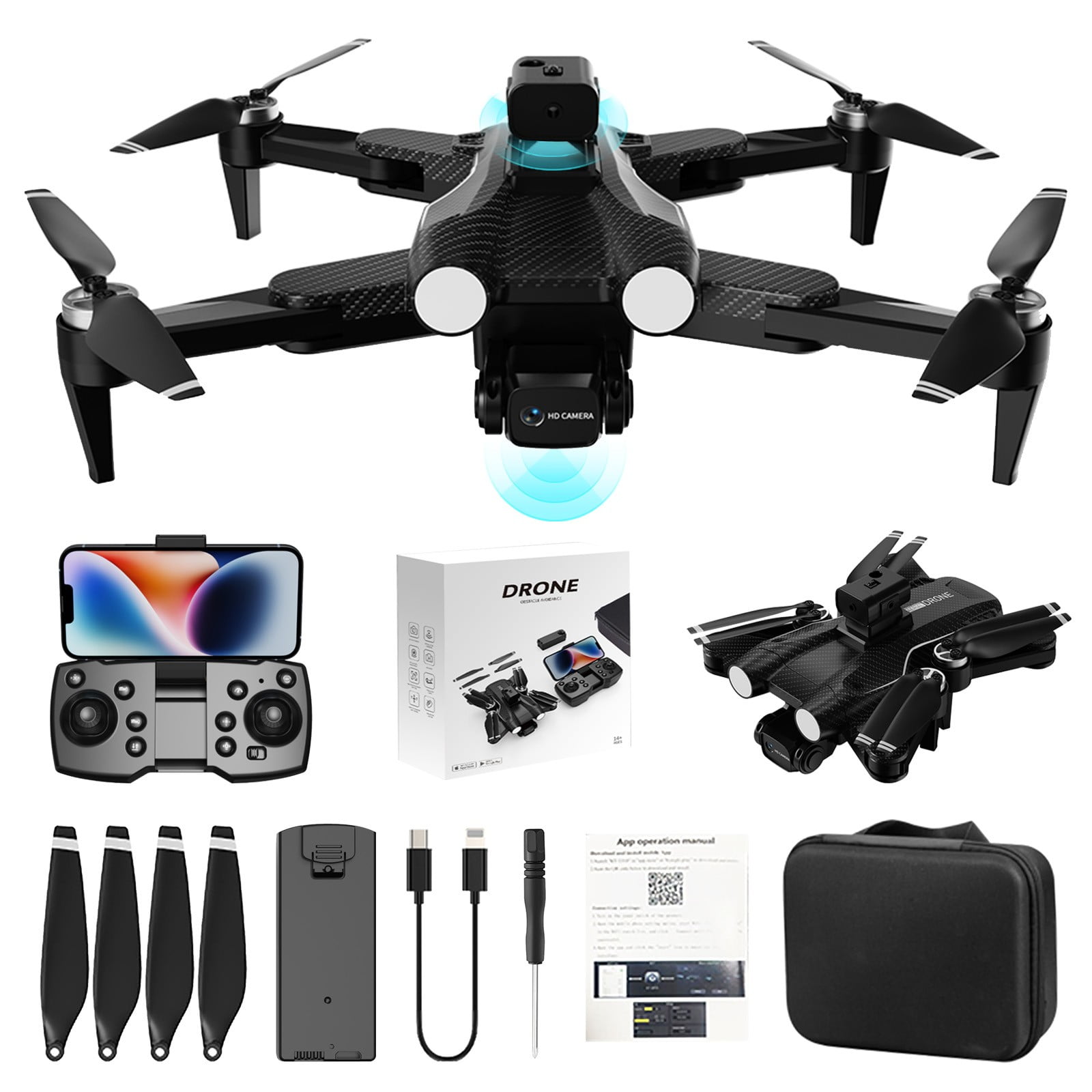 Gifts for 8 Year Old Boys, Racing Drone, Brushless Motor Drones with ...