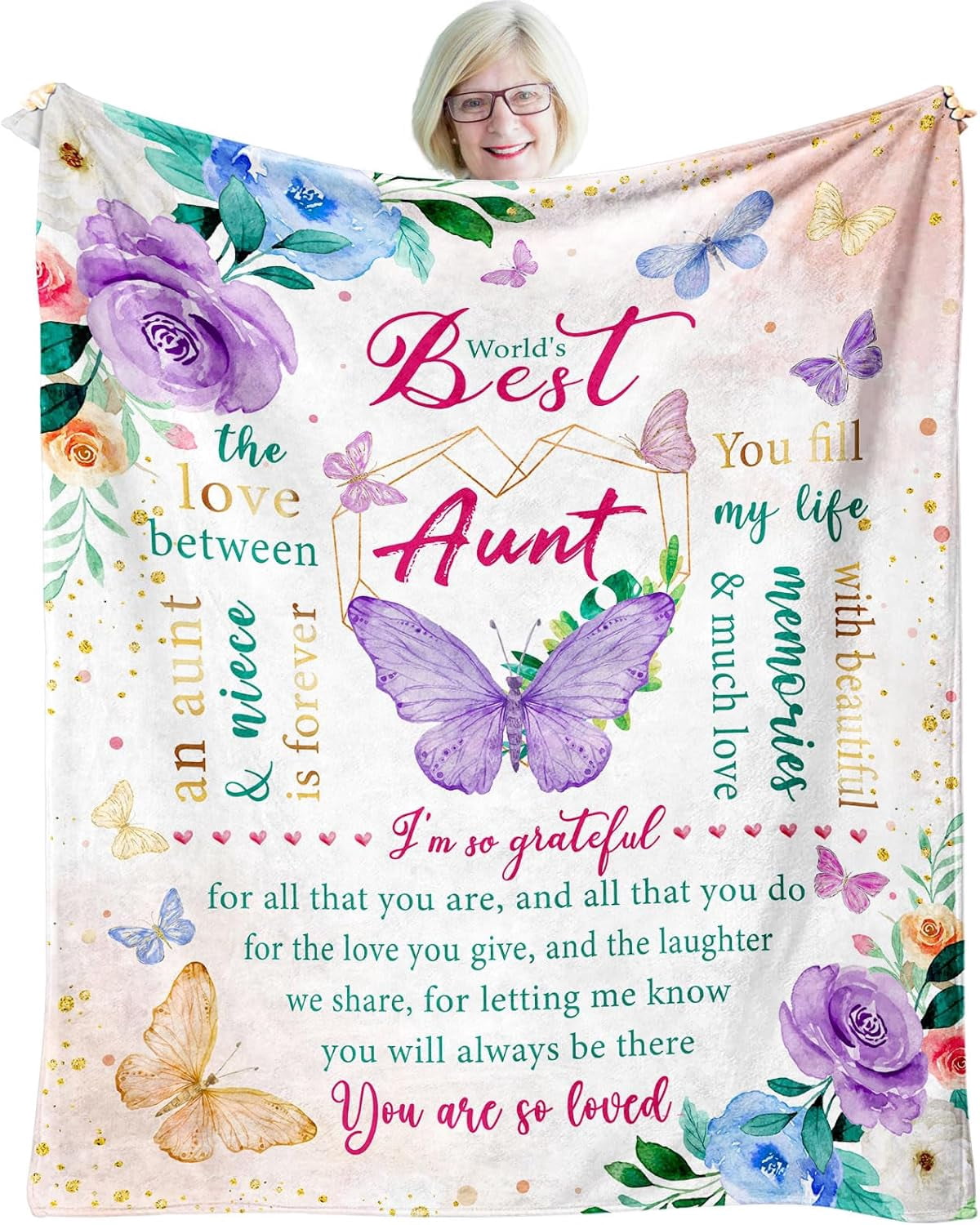 Gifts for Aunt, Aunt Birthday Gifts from Niece, Unique Aunt Birthday ...