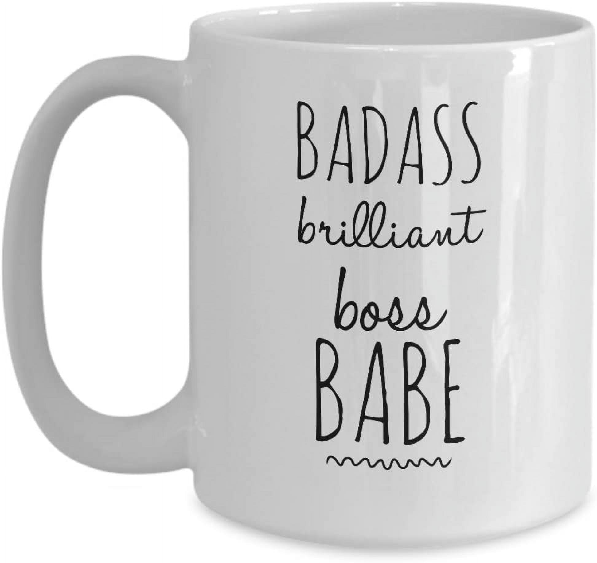 Gifts For Babe Boss - Boss Base Mug - Coffee Cup - Badass Brilliant ...