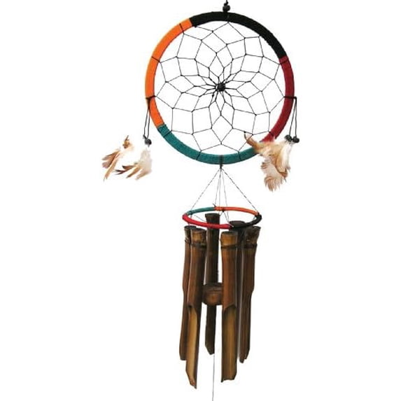 Gifts Bamboo Wind Chime | #155 | Dream Catcher Bamboo Wind Chime | Wood ...