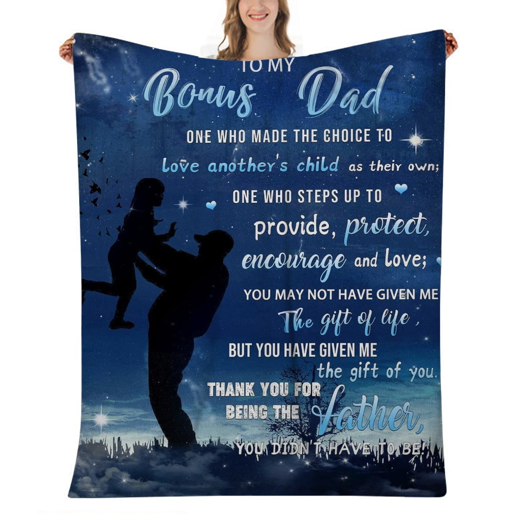 Gifts Blanket for Dad Father's Day,Cozy Flannel Throw Blankets, I Love ...