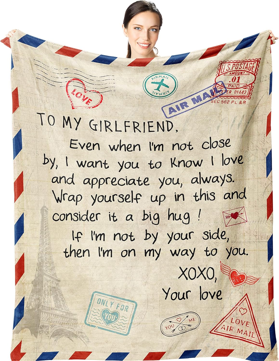 Gifts for Boyfriend - Boyfriend Gift from Girlfriend Blanket 60"x50 ...