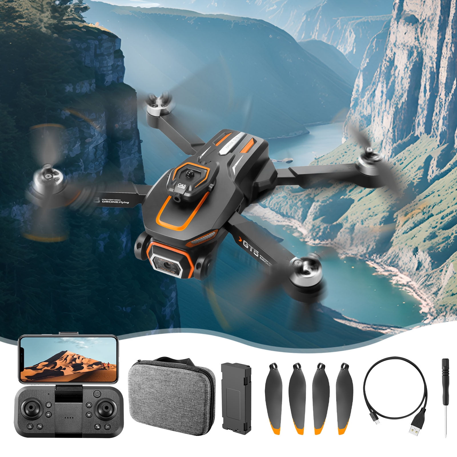 Gifts for Boys 8 to 11 Years, Drone RC Quadcopter, Brushless Aerial ...