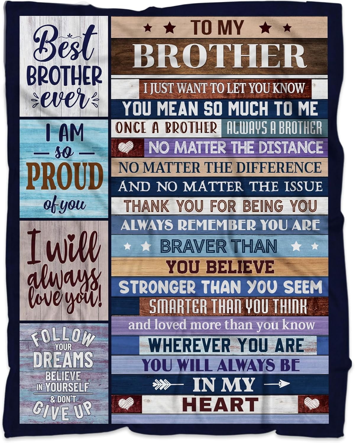 Gifts for Brothers, to My Brother Throw Blanket 50''''x60'''', Brother ...