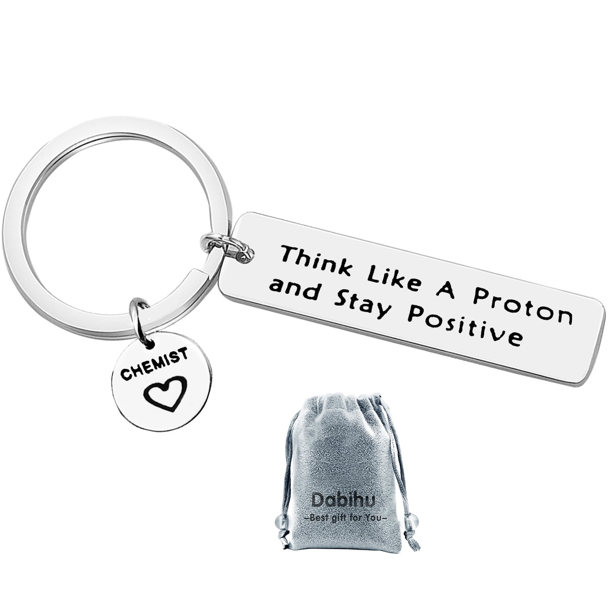 Gifts for Chemist Chemistry Science Keychain Inspirational Graduation ...
