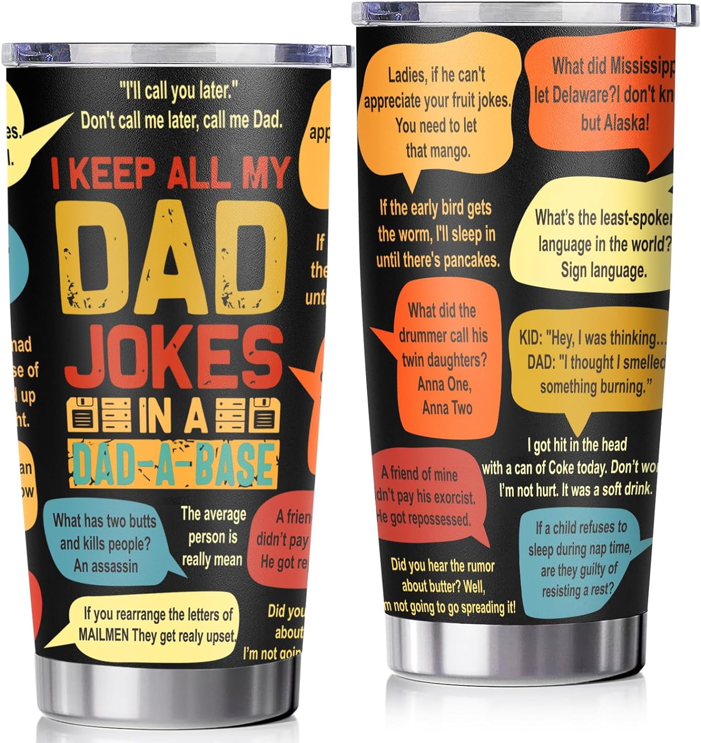 Gifts For Dad - Fathers Day Gift from Daughter Son,Dad Jokes Birthday ...
