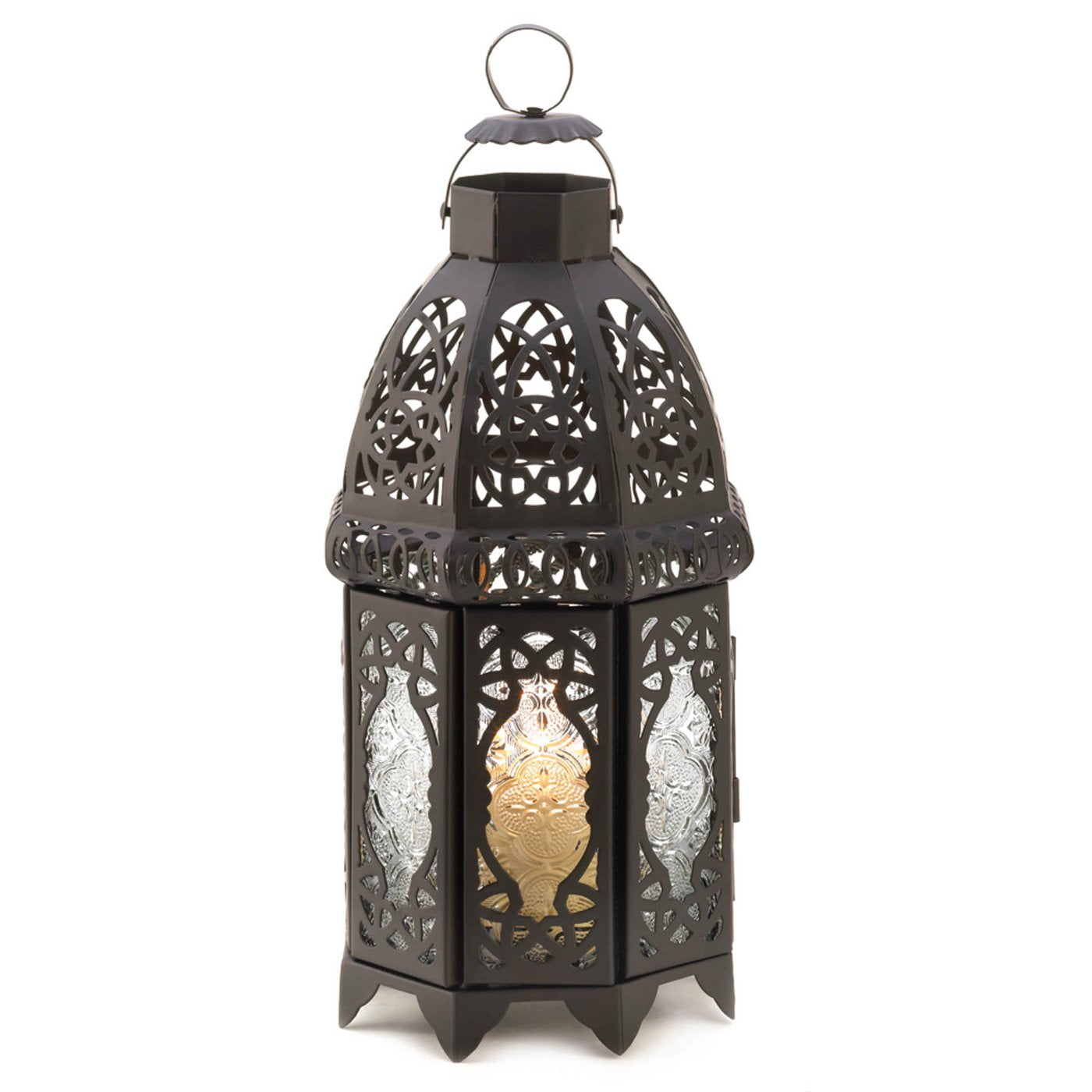 BLACK LATTICE LANTERN - Walmart.com