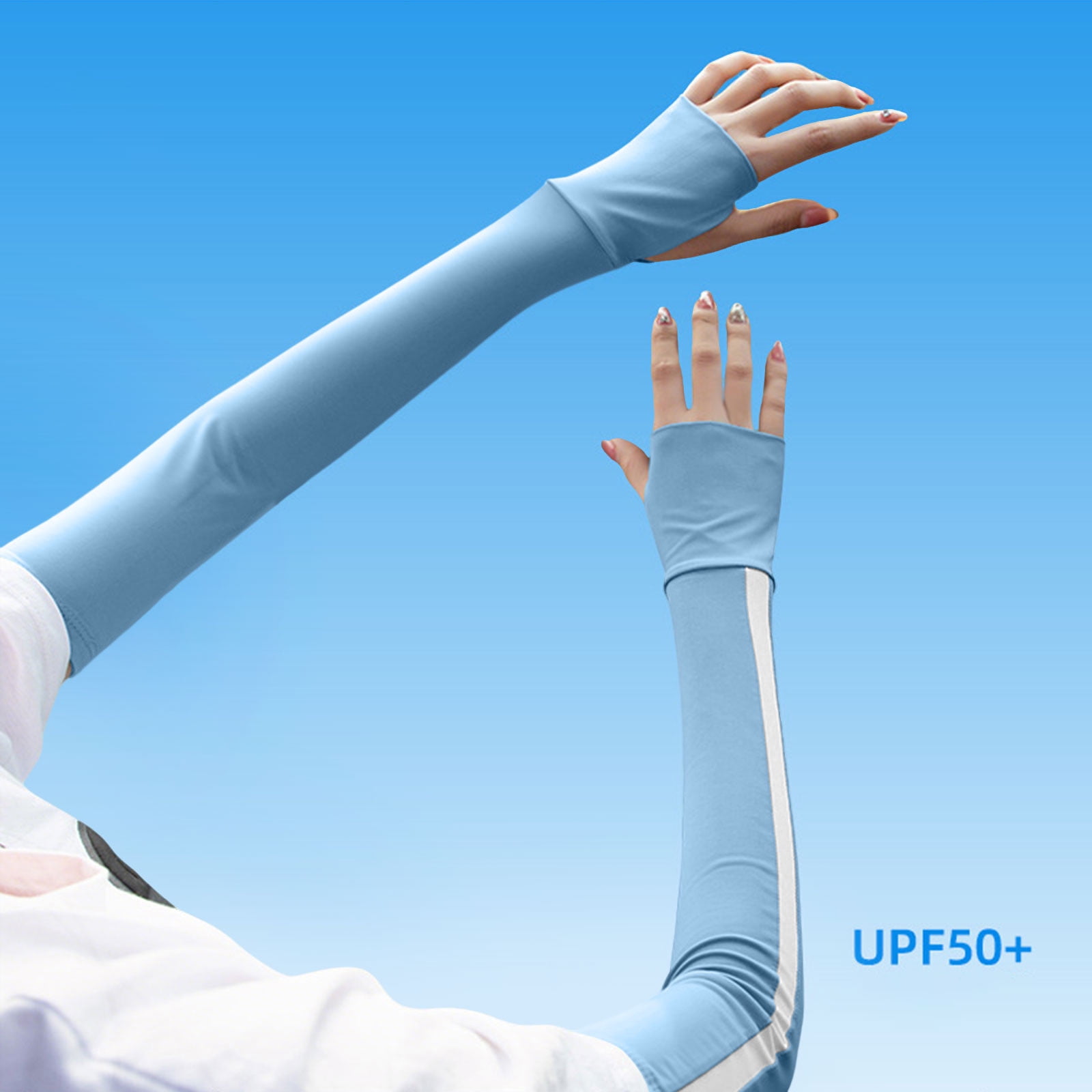 Gifts Dianli Cooling UV Protection Ice Silk Arm Sleeves for Women, Anti ...