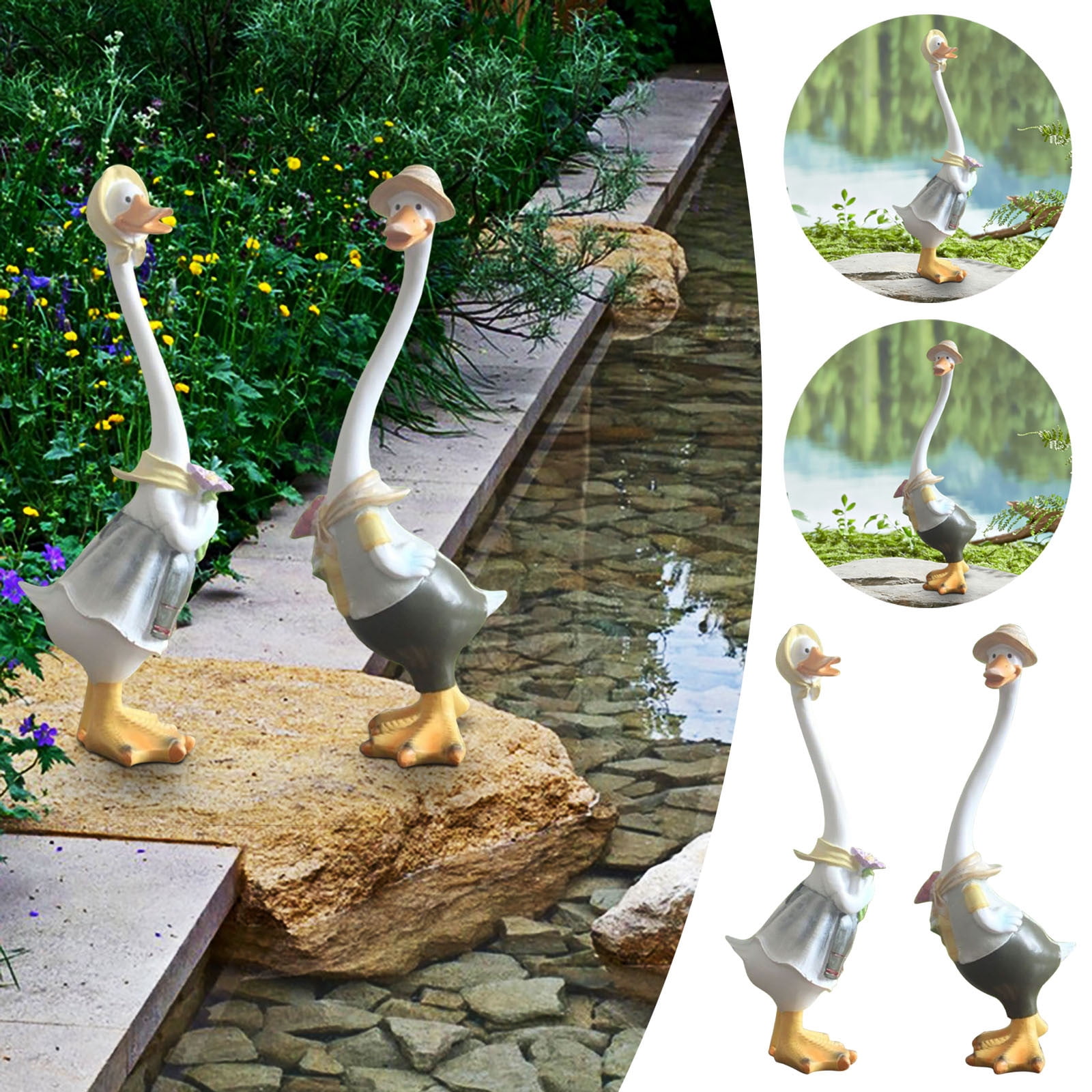 Gifts Dianli Garden Goose Lawn Ornament Outdoor Porch Decoration ...