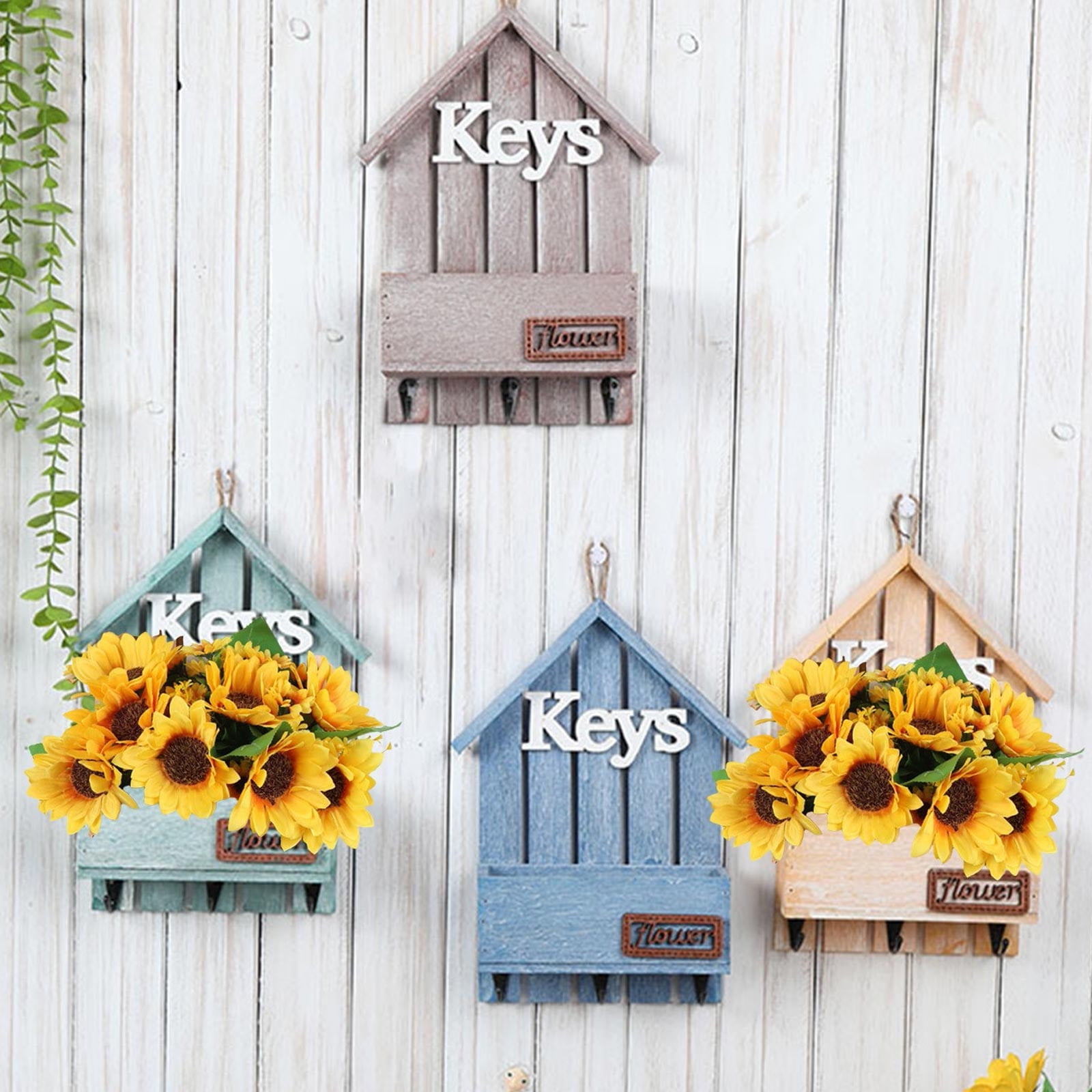 Gifts Dianli Key Holder Wall Mount Rack Entryway Key Organizer with ...