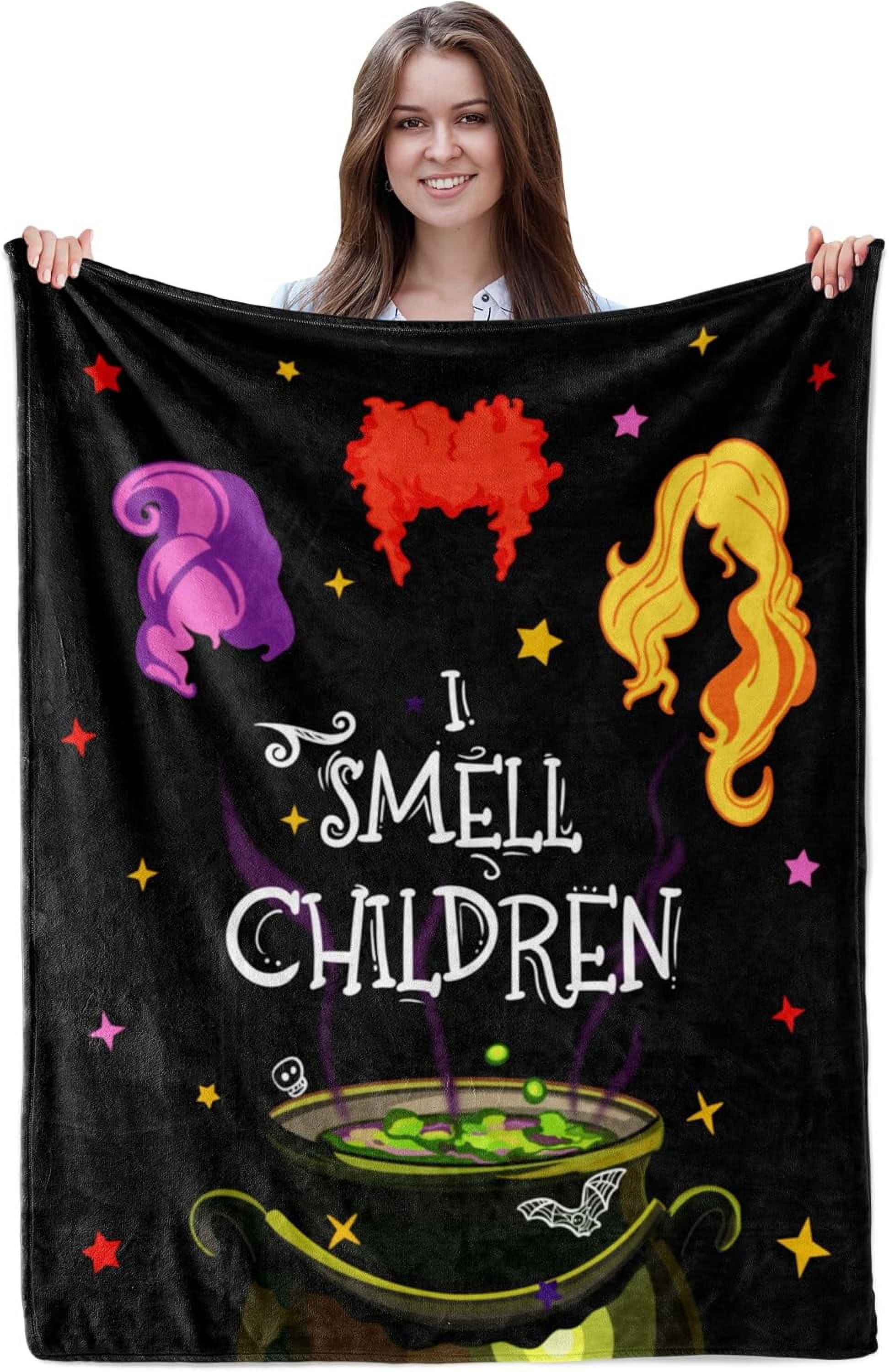 Gifts for Family Halloween Throw Blanket Decoration Scary Halloween ...