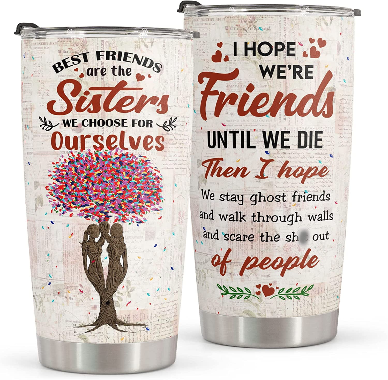 Gifts For Best Friend Women - Stainless Steel Tumbler 20oz - Mothers Day Gift For Bestie, Soul ...