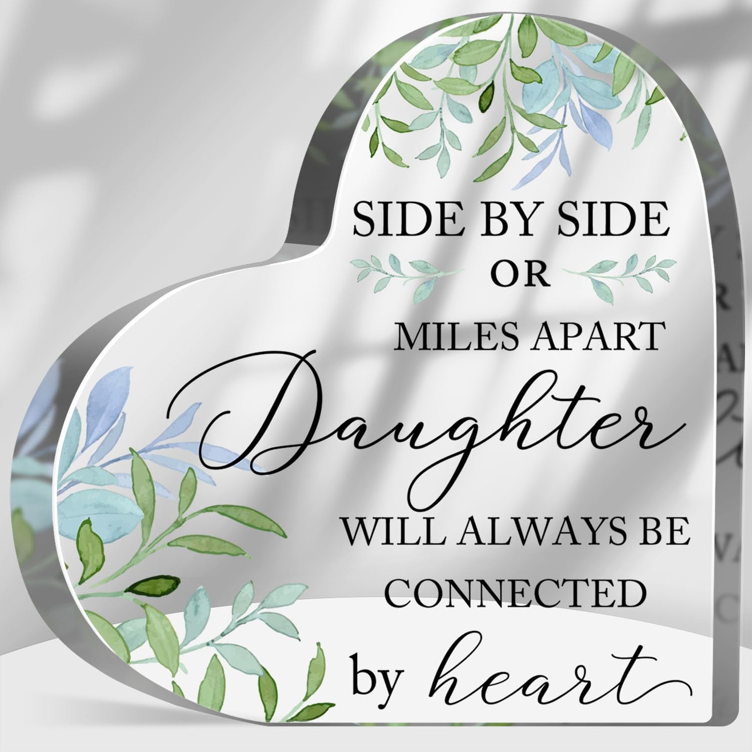 Gifts For Daughter Side By Side Or Miles Apart Daughter Are Always ...