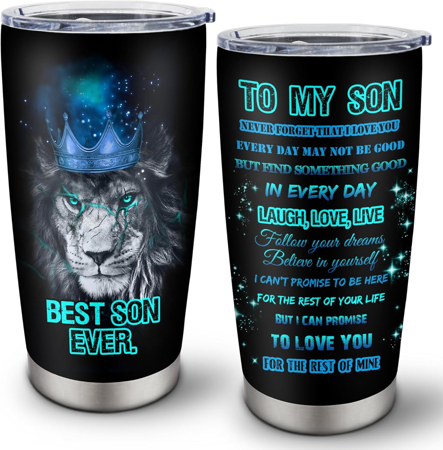 Gifts For Son, Son Gifts From Mom, Best Son Stainless Steel Tumbler ...